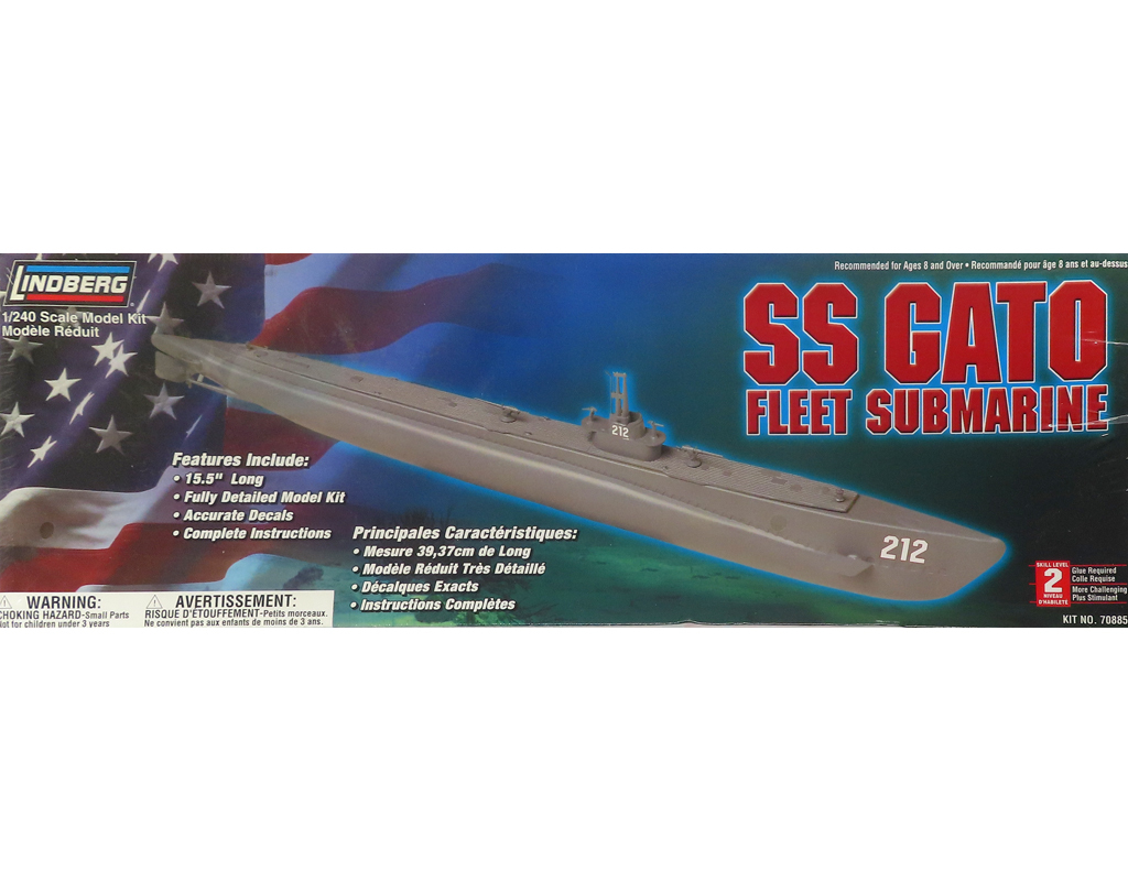 駿河屋 - 1/240 SS GATO FLEET SUBMARINE [70885]（プラモデル）