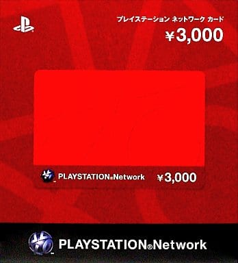 PS3 Hard PlayStation Network Card 3000 | Game | Suruga-ya.com