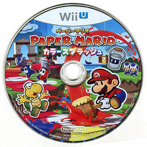 WiiU software Paper Mario Color Splash (Status : Game Disc Only) | Game ...