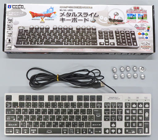 WiiU Hard DRAGON QUEST X Metal Slime Keyboard (Condition : Missing ...
