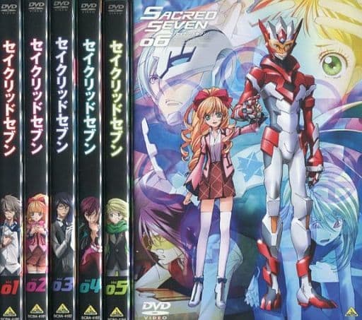 Anime DVD SACRED SEVEN Single Volume 6-Volume Set | Video software ...