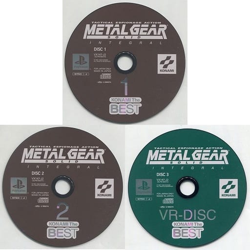 METAL GEAR SOLID Integral (BEST) (Status : Game discs only) | Game ...