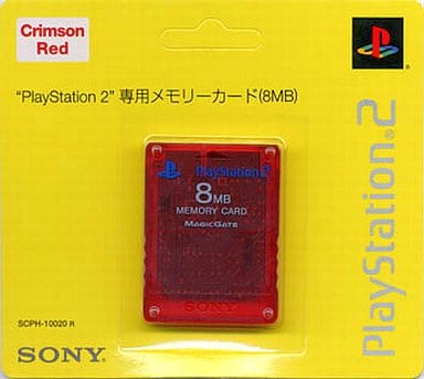PS2 Hard Playstation2 memory card (8 MB) Crimson Red | Game | Suruga-ya.com