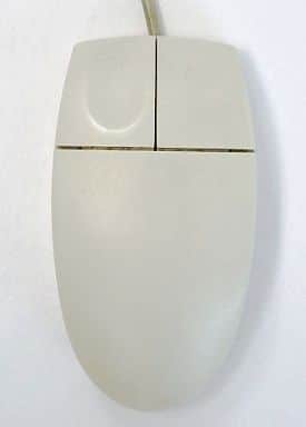 駿河屋 - PS/2 IBM＆LOGITECH製マウス (ホワイト)[M-S34][FCCID：DZL211029]（その他PCパーツ）