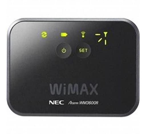 WindowsXP/Vista/7/8 Hard Mobile WiMAX router Aterm (Black) [PA-WM3600R ...