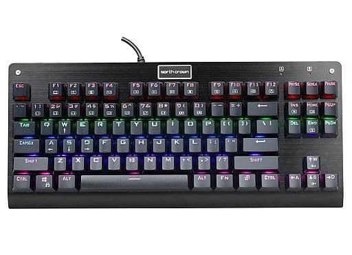 North crown X-1 Mechanical LED Keyboard Blue Axis | PC | Suruga-ya.com