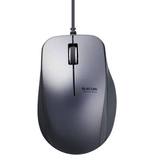 PC hardware BlueLED Wired Mouse 3 Button Black [M-BL27UBBK] | PC ...