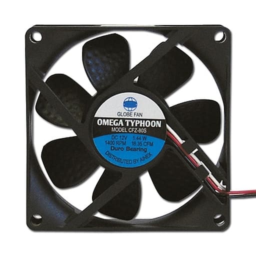 PC hardware PC Fan OMEGA TYPHOON 80 mm Square Ultra-Quiet Type [CFZ-80S ...