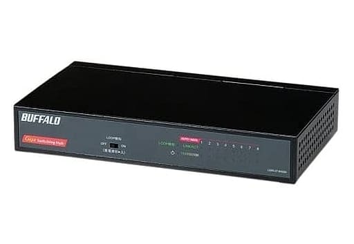 PC hardware Buffalo Giga Switching Hub 8-Port (Black) [LSW4-GT-8NS/BK ...