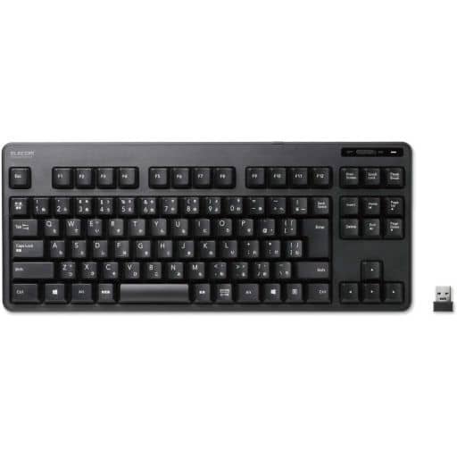 Elecom Wireless Compact Keyboard 92 Key [TK-FDM105TBK] | PC | Suruga-ya.com