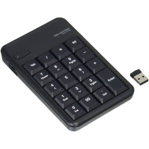 Elecom Wireless 2.4 GHz Ten Keypad 20 Keys [TK-TDM017BK] | PC | Suruga ...