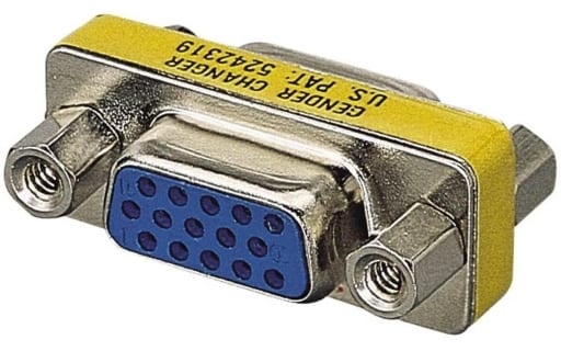 PC hardware Miniature Adapter D-sub 15-pin (Female) - D-sub 15-pin ...