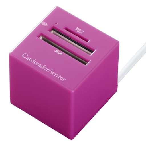 Buffalo USB Card Reader / Writer (Pink) [BSCRA38CU2PK] | PC | Suruga-ya.com