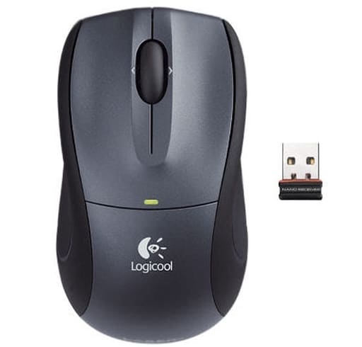 Logitech Cordless Laser Mouse V450 Nano (Dark Silver) [V450-NDS] | PC ...