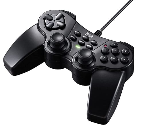 Sanwa Supply Wired 16-Button GamePad (Matte Black) [400-JYP62UMBKX ...