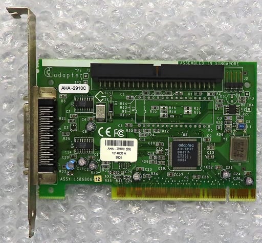 ADAPTEC SCSI Interface Card 2910C [AHA-2910C] (Condition : Body Only ...