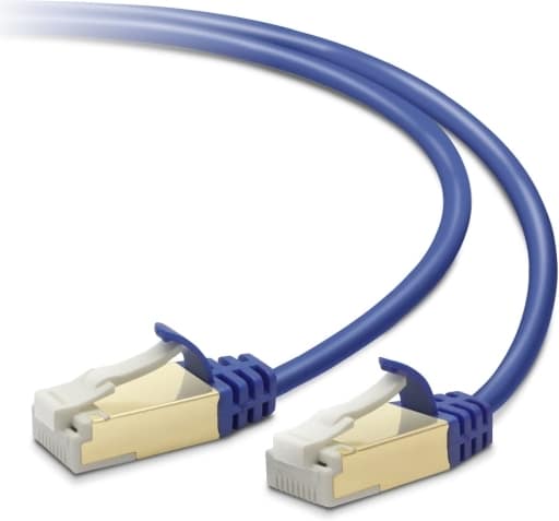 PC hardware 0.5m Cat7 Compliant Slim / Claw Breakage Prevention LAN ...