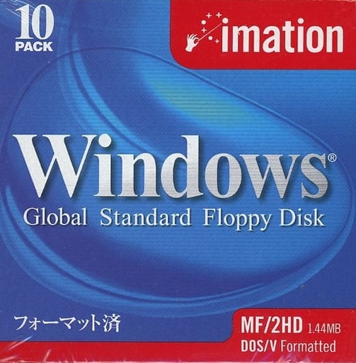 Windows Hard 3.5 inch 2 hd floppy disk DOS/V format 10-sheet pack ...