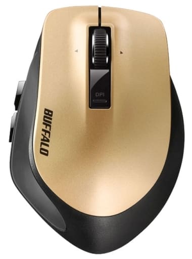 Buffalo Wireless Mouse BSMLW500MGD (Gold) [BSMLW500MGD] [with Craft ...
