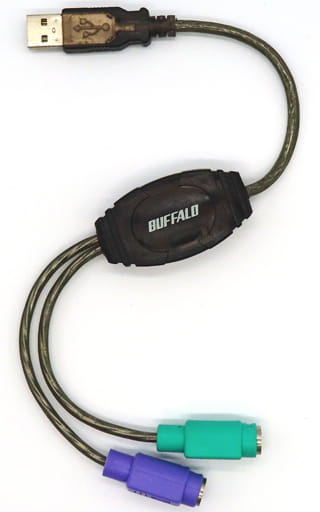 Buffalo PS/2 conversion cable with USB connection [BHC-UP201/GP] | PC ...
