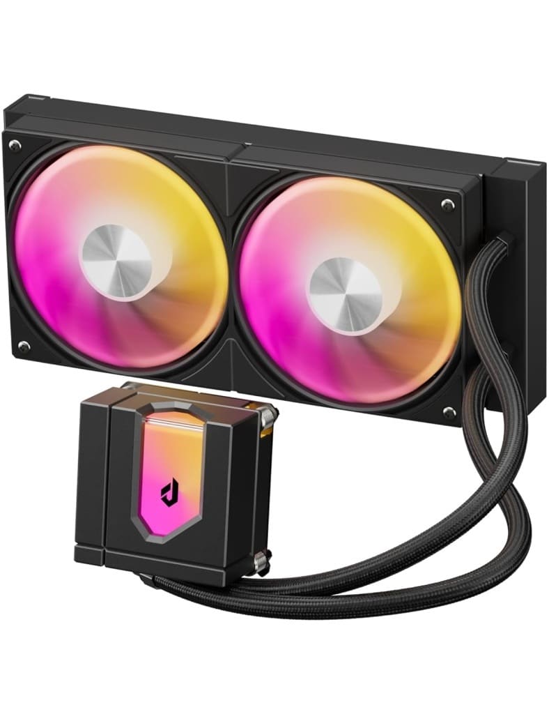 駿河屋 - upHere 240mm水冷クーラー E240 ARGB (ブラック) [E240KC]（CPUクーラー）