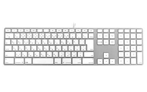 Apple Keyboard with Ten Keys -JIS [MB110J/B] (Condition : USB extension ...