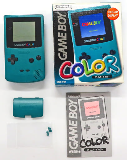 GB Hard Game Boy Color Body Blue (Condition : Battery lid broken ...