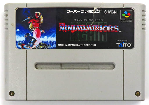 Super Famicom Software THE NINJA WARRIORS Again (Condition : ROM only ...