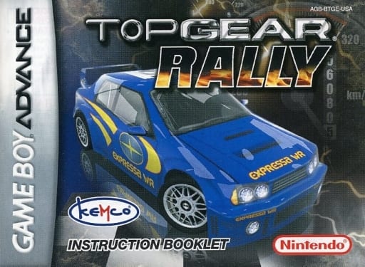 [Instruction only] North American version TOP GEAR RALLY (domestic ...