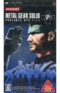 PSP software METAL GEAR SOLID PORTABLE OPS + (State : UMD Disk State ...
