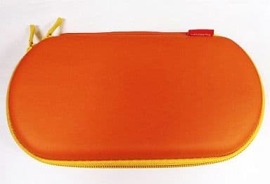 + Palette Semi-Hard Pouch Sunset Orange for PSP-1000/2000/3000 | Game ...