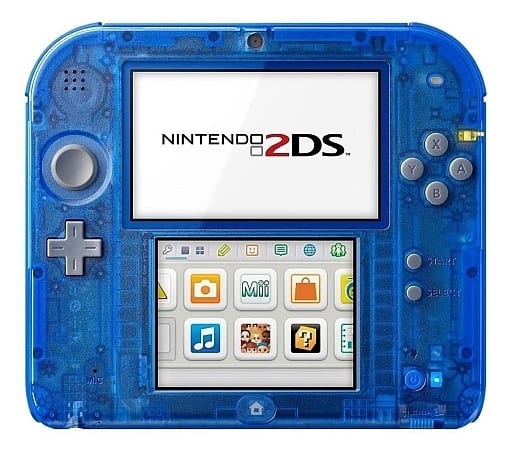 駿河屋 - EU版 NINTENDO 2DS TRANSPARENT BLUE(国内版ソフト動作不可)(本体単品/付属品無) (箱説なし ...