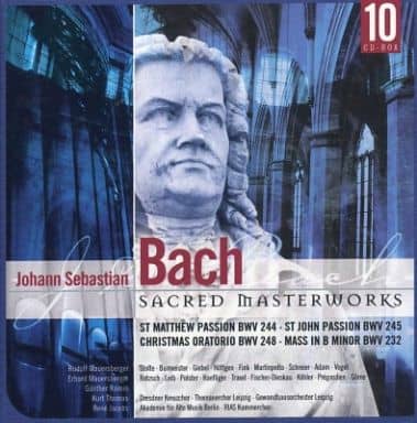 Imported classic CD Johann Sebastian Bach : SACRED MASTERWORKS 10CD-BOX ...