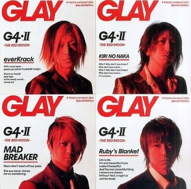 Japanese music CDs Glay / G4 ・ II -THE RED MOON - | Music software | Suruga-ya.com