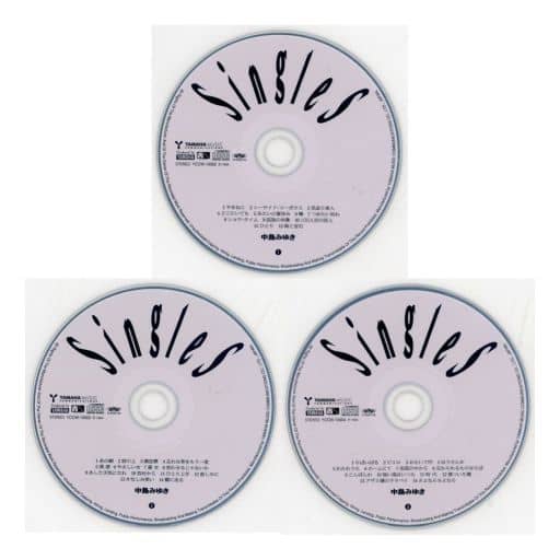 Japanese music CDs Nakajima Miyuki / Singles (Condition : Missing lyrics booklet and sleeves ...