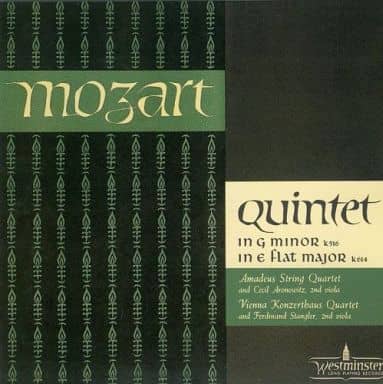Amadeus Quartet Konzerthaus Quartet / Mozart : String Quintet [K516], K614] | Music software ...