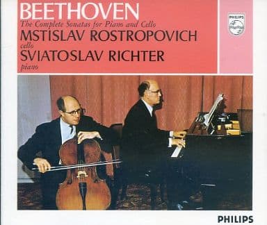 Classic CD Mstislav Rostropovich (Cello) スヴァトスラフ Richter (Piano) / Beethoven : Cello Sonata (5 ...
