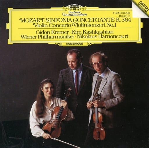 Classic CD Gidon Kremer (violin), Kim Kashkashian (viola) and Nikolaus Harnoncourt (conductor ...