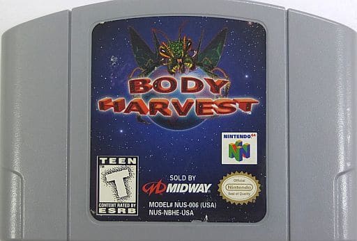 N64 software (without box&manual) North American Version BODY HARVEST ...