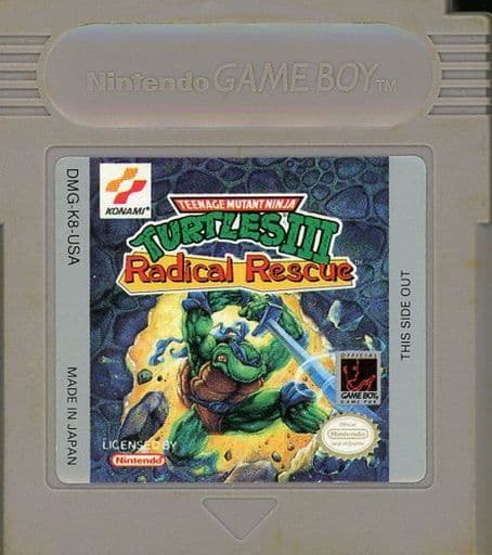 (without box&manual) North American Teenage Mutant Ninja Turtles 3 ...