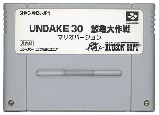 (without box&manual) UNDAKE30 Samekame Taisaku Mario version | Game ...