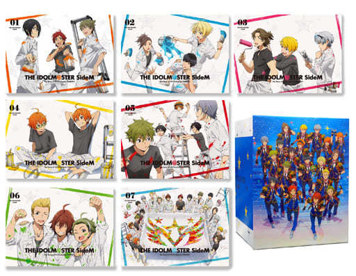 Idol Master SideM Limited Edition 7-Volume Set with Box (Condition : Difficult Clear Sleeve Case ...