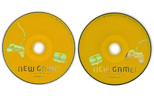 Imported anime DVD Incomplete) NEW GAME! SEASON ONE BLU-RAY + DVD COMBO ...