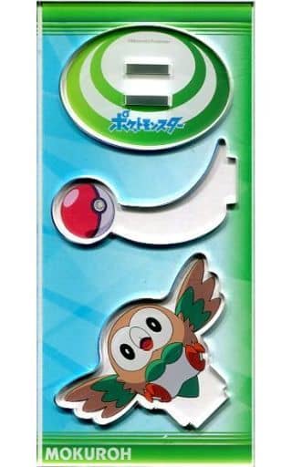 Rowlet "Pocket Monsters Acrylic Stand Collection ポケモンアクスタ Tabidachi no ...