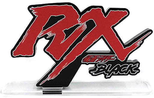 MASKED RIDER BLACK RX Acrylic Logo Display EX "MASKED RIDER BLACK RX ...
