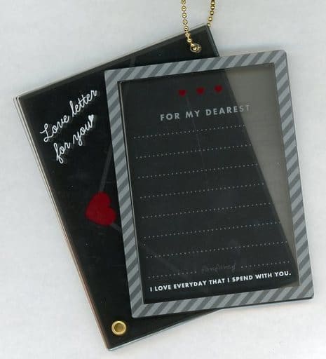 Black Love Letter Card Size 「 Character Fuku KUJI ONLINE×fanfancy ...