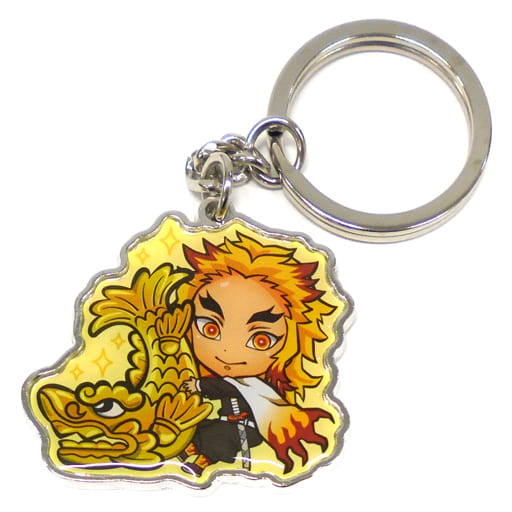 Kyojuro Rengoku (Golden Oroshi 2) Metal Key Holder "Demon Slayer ...