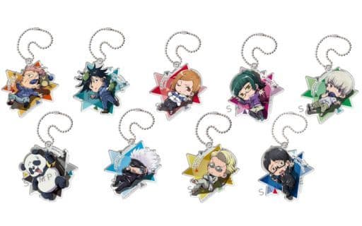All 9 Kinds Set "Jujutsu Kaisen Okoshi! Defuu Training Acrylic Key ...