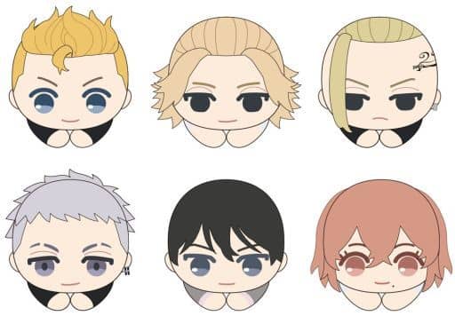 Miscellaneous goods 6-type set "Tokyo Revengers Hagu Character ...