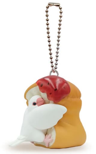White Java sparrow "Mungyu Bird Mascot Ball Chain" | Goods ...